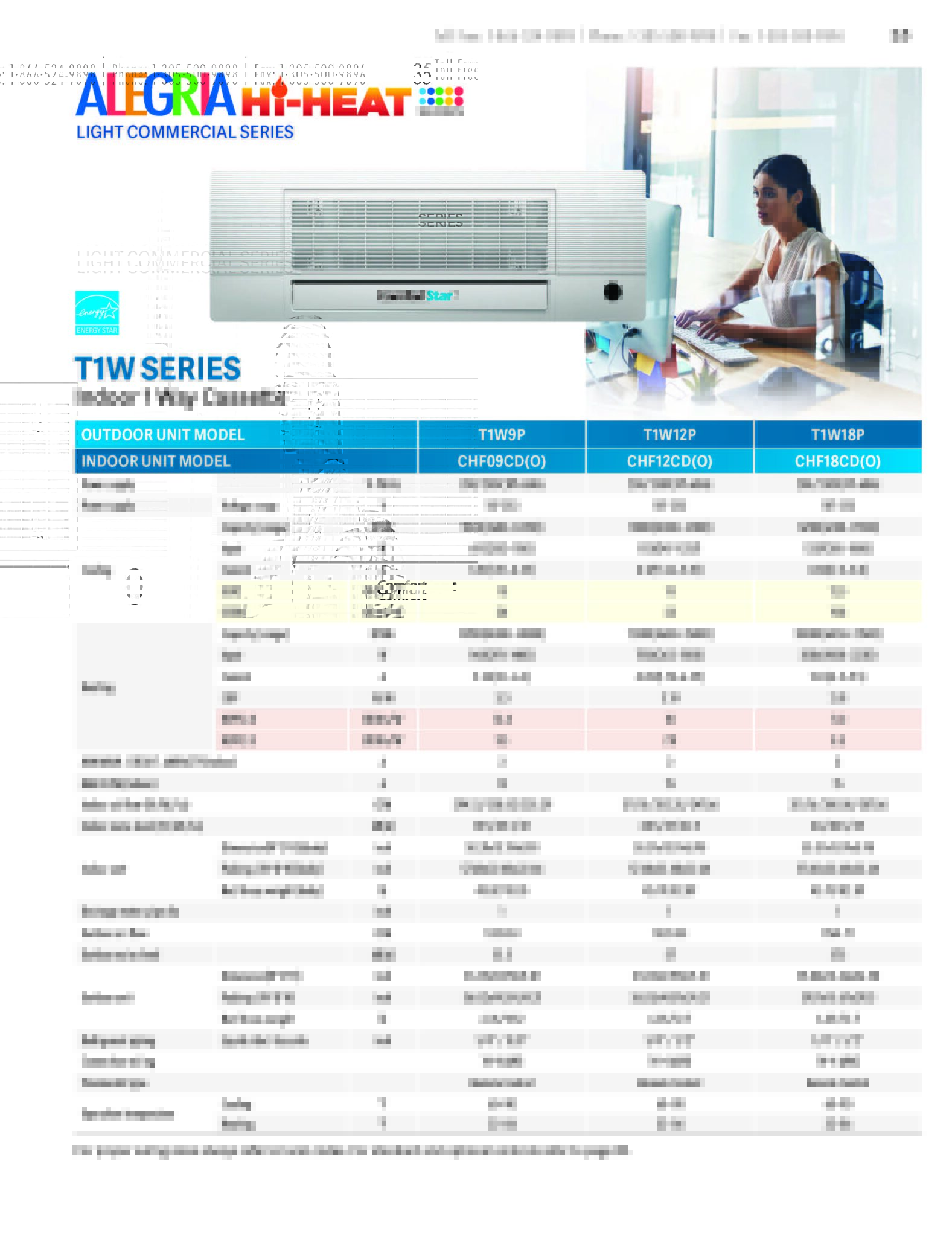 HI-HEAT LIGHT COMMERCIAL - ComfortStar - Air Conditioning & Heating ...