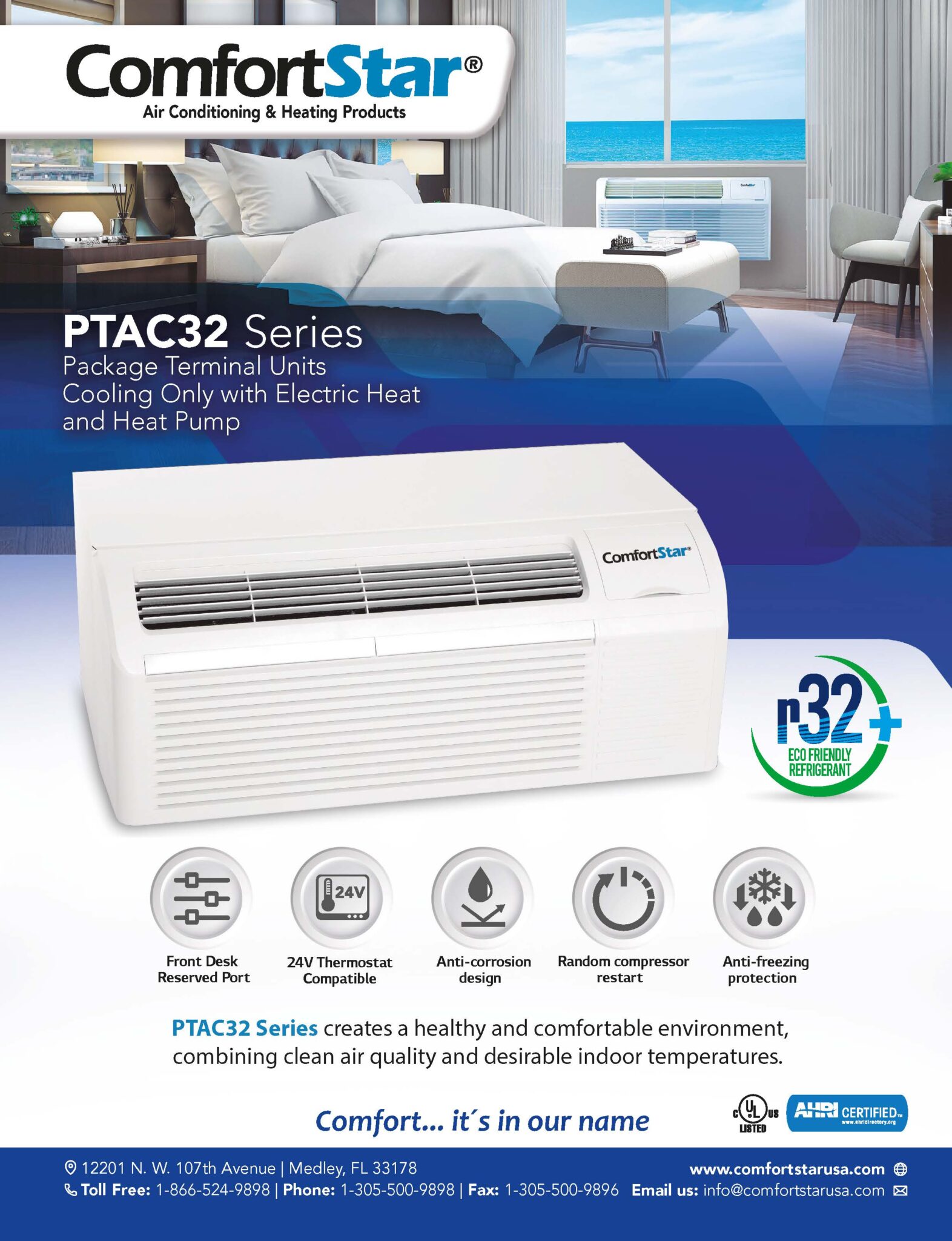 PTAC R32 SERIES - ComfortStar