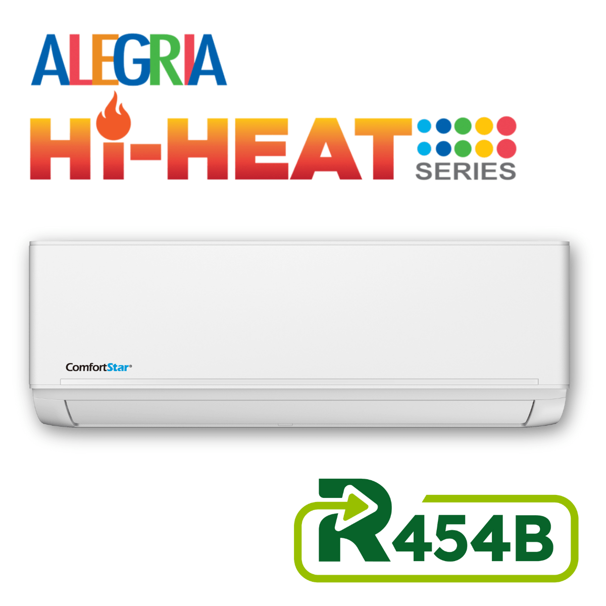 ComfortStar R454B Hi-Heat Single-Zone Mini-Split