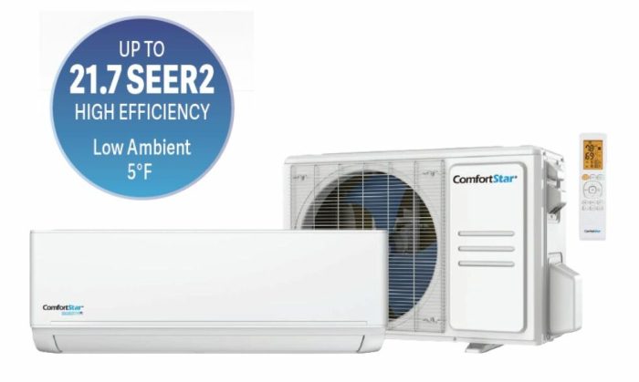 ComfortStar Alegria Gold | Mini-Split HVAC up to 19 SEER